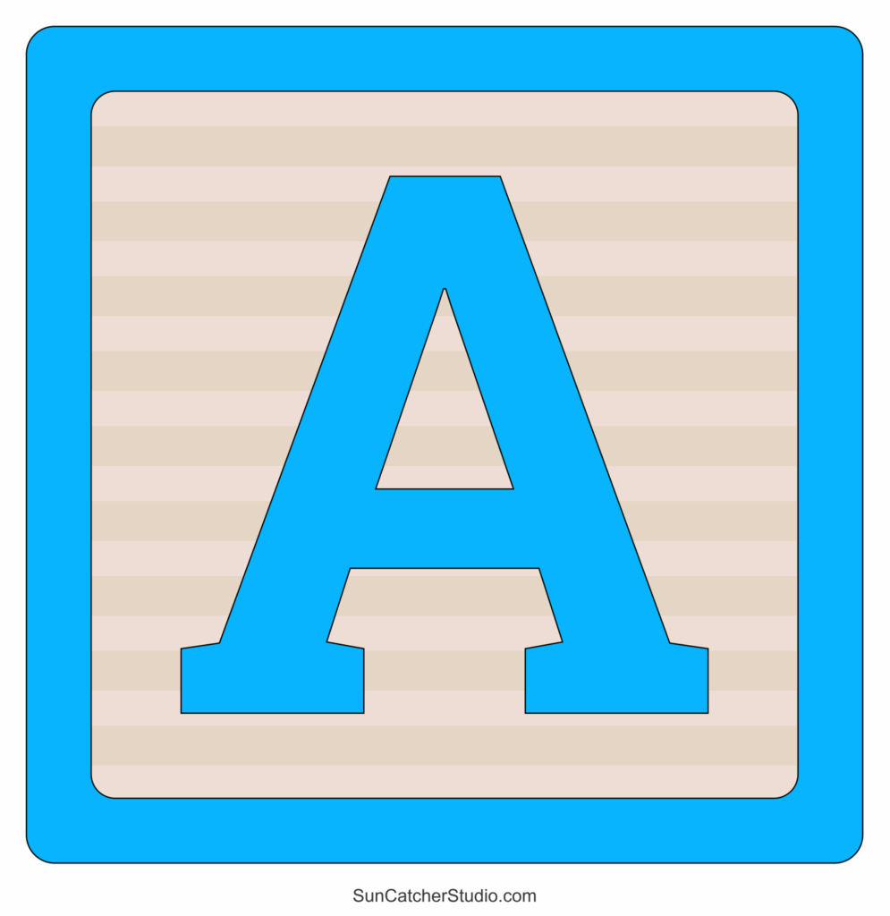 Printable Alphabet Block Letters - Jenny Blog