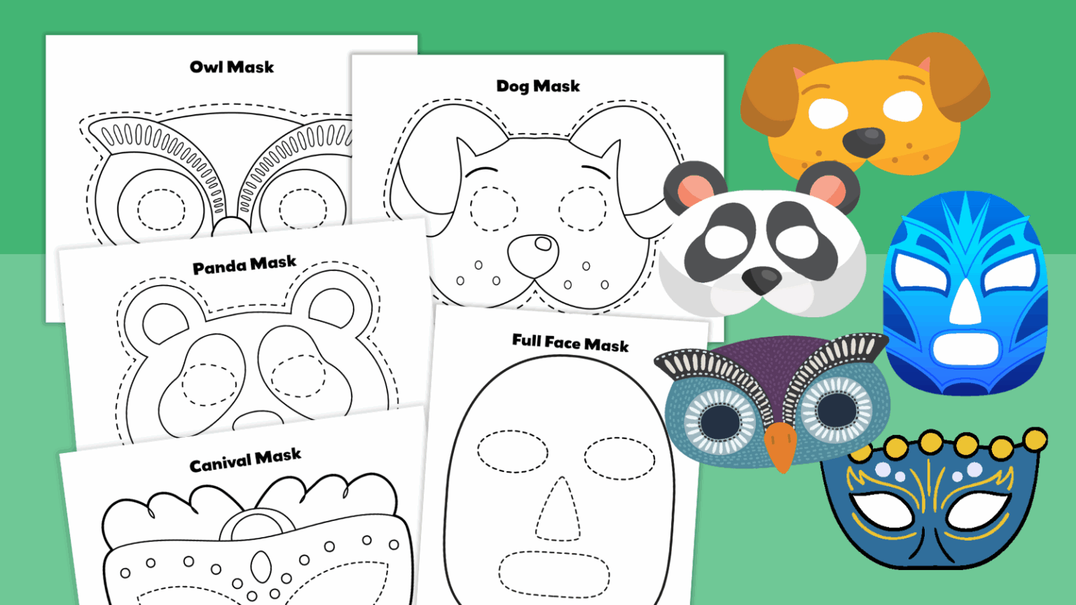 Free Printable Masks Templates - Jenny Blog