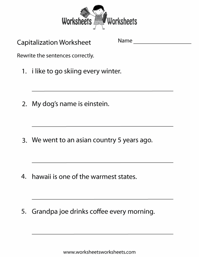 Free Printable Worksheets For Middle Schoolers - Jenny Blog