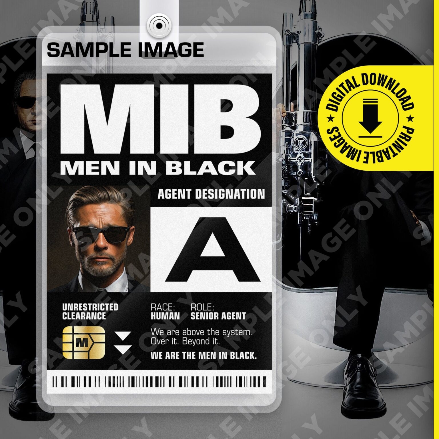 Free Printable Mib Badge Template Word - Jenny Blog