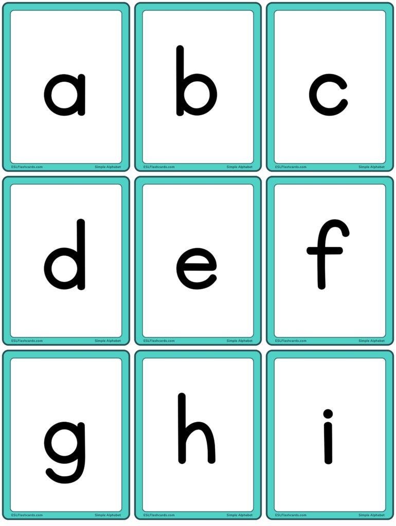 Printable Letter Cards - Jenny Blog