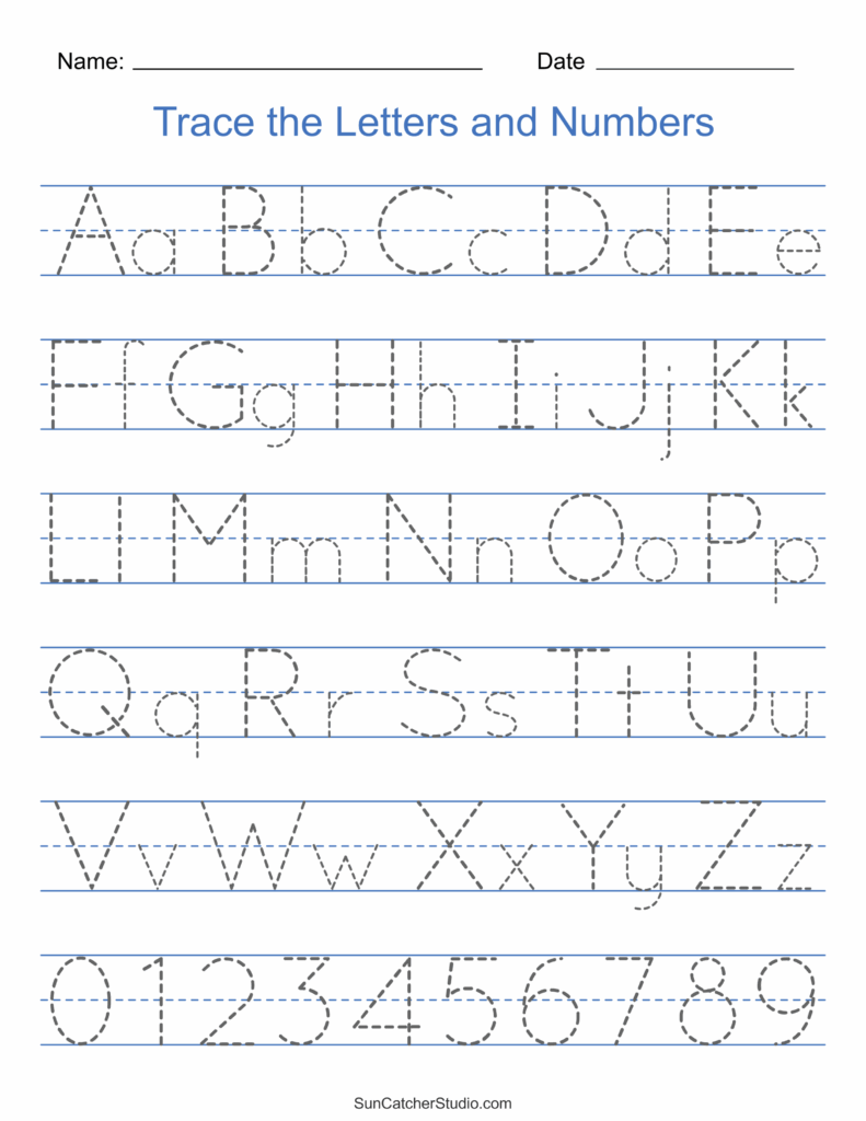 Printable Tracing Letters Jenny Blog